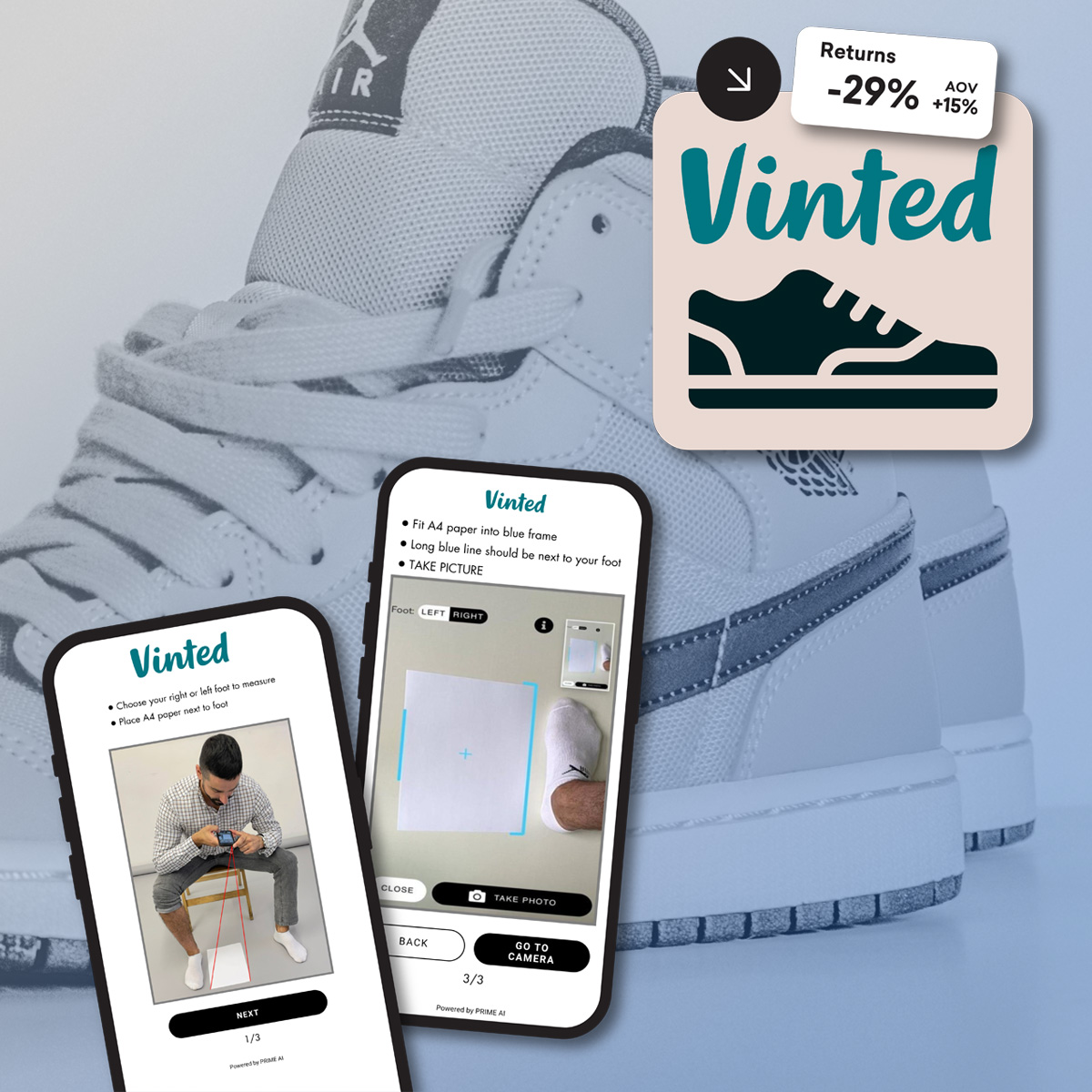 Why Vinted Should Embrace Shoe Size Finder Technology - PRIME AI